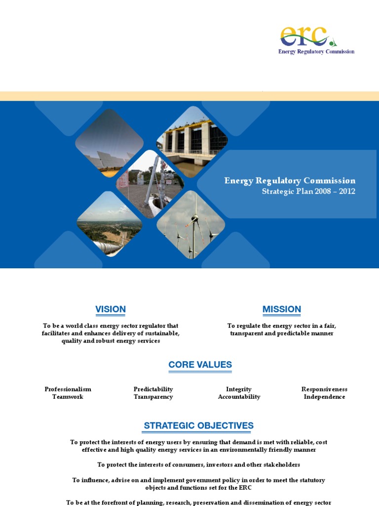 ERC Strategic Plan | PDF | Internal Audit | Energy Industry