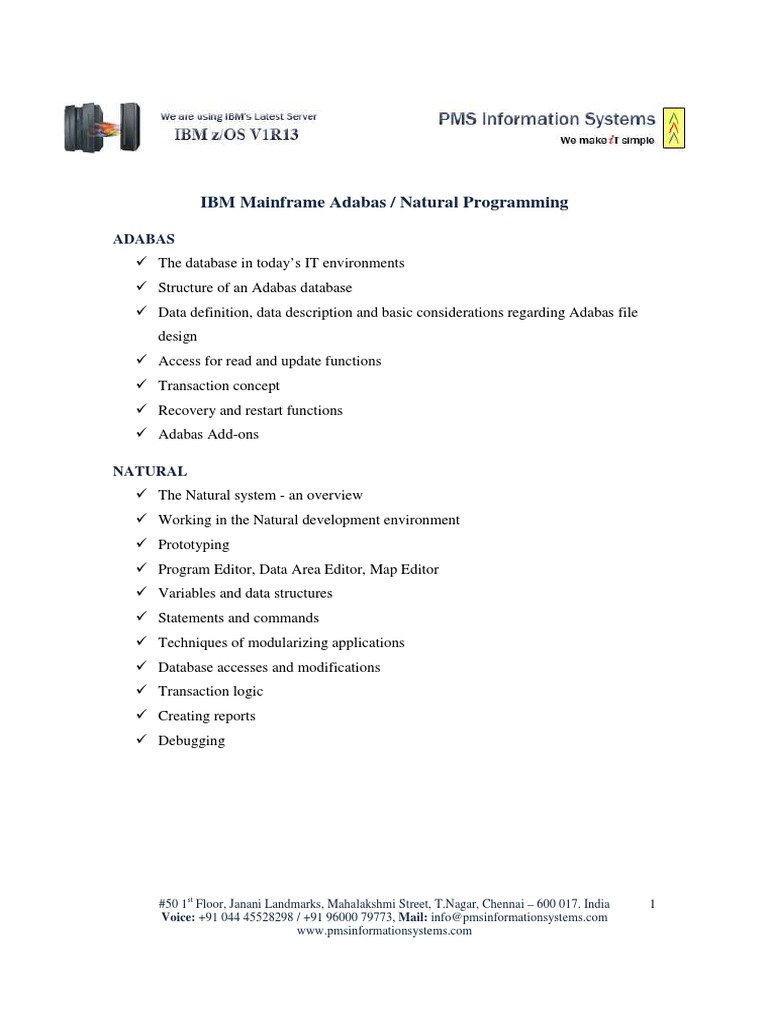 IBM Mainframe Programming Guide | PDF