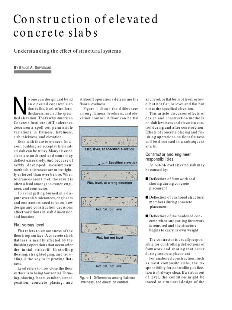 Concrete Construction Article PDF - Construction of Elevated Concrete ...