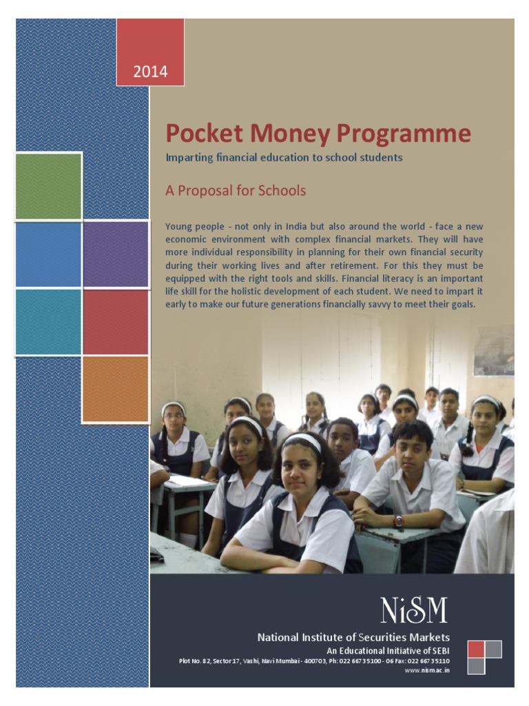 Pocket Money - A Proposal For Imparting Financial Education To School ...