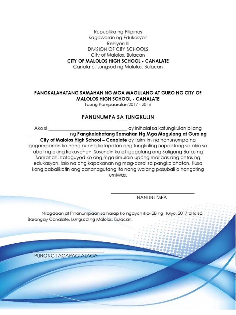 Panunumpa | PDF