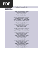 ONE DAY Lyrics | PDF