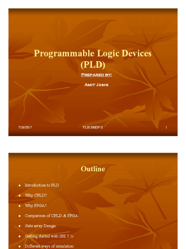 Programmable Logic Devices Programmable Logic Devices (PLD) (PLD) | PDF ...