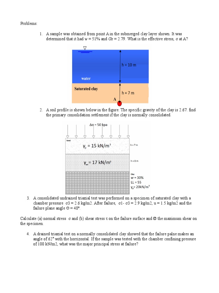 GeoTech (Problems) | PDF