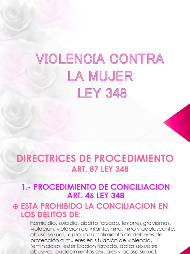 PROCEDIMIENTO SIMPLIFICADO Ley 348 | PDF | Evidencia (ley) | Violación