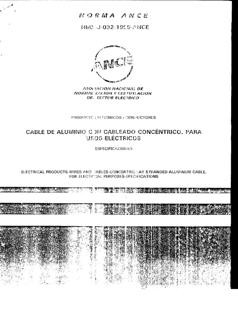 NMX J 032-1995-Ance PDF | PDF