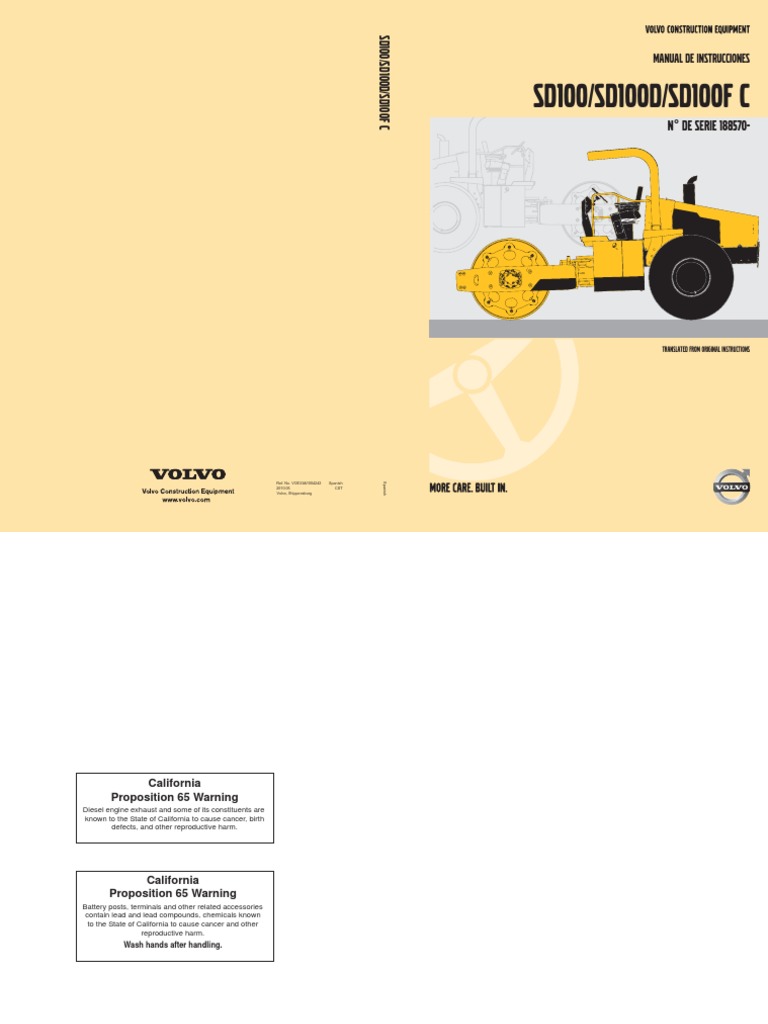 O&m SD100/SD100D/SD100F C | PDF | Herramientas | Eje