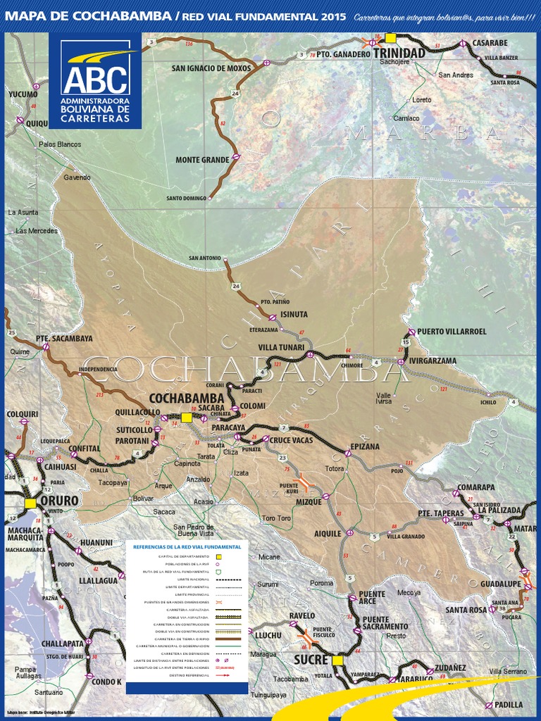 Mapa ABC Cochabamba 2015 | PDF
