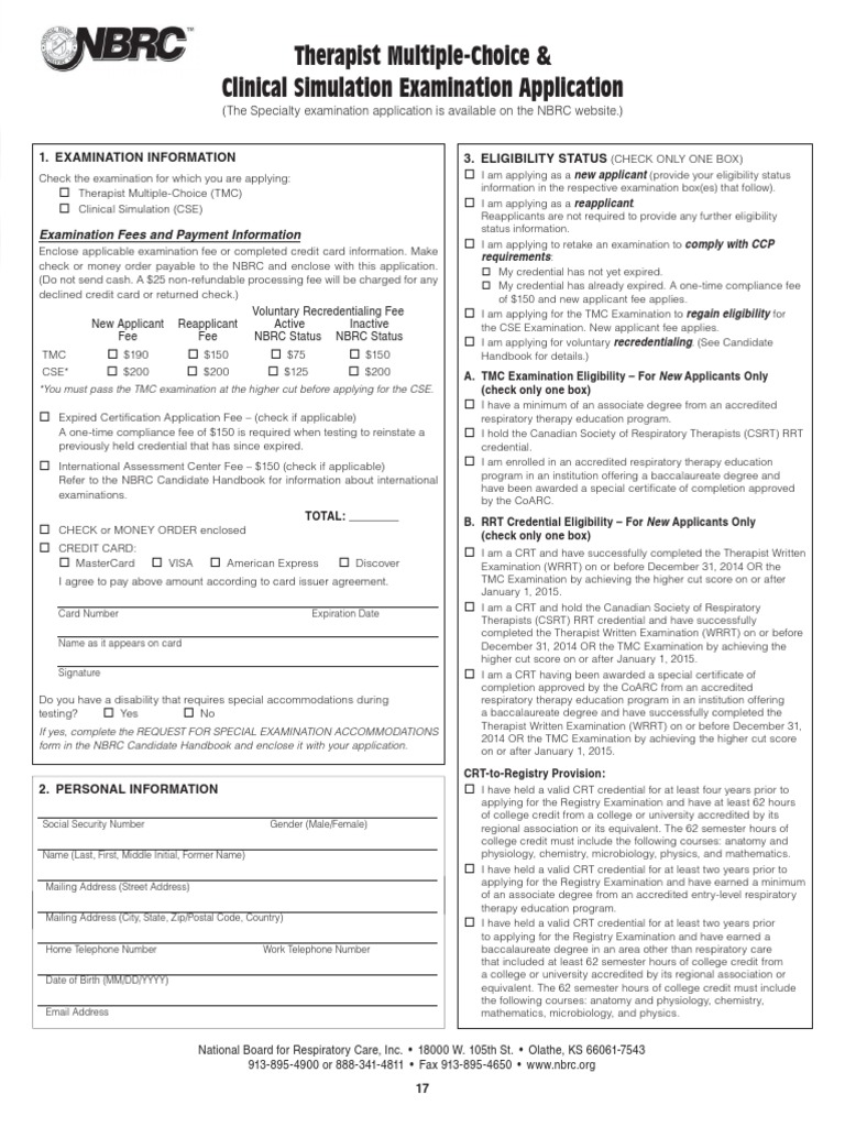 TMC CSE Application | PDF | Fee | Course Credit
