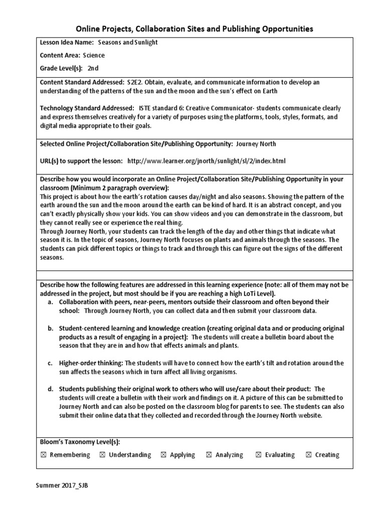 Online Project | PDF | Pedagogy | Learning