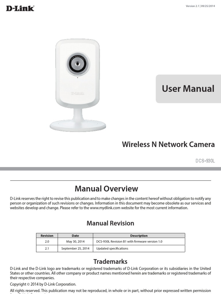 Dcs 930l b1 Manual v2 10 WW | PDF | Ip Address | Email