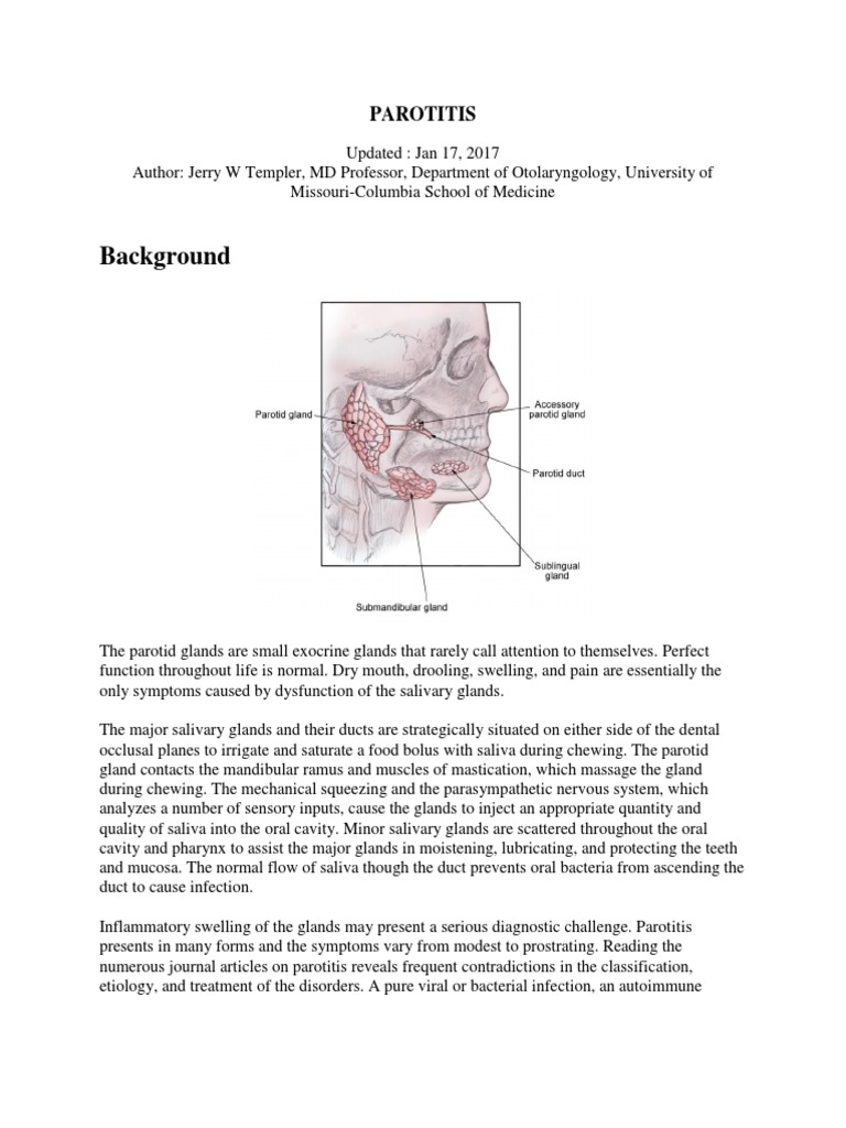 PAROTITIS | Immunology | Medical Specialties