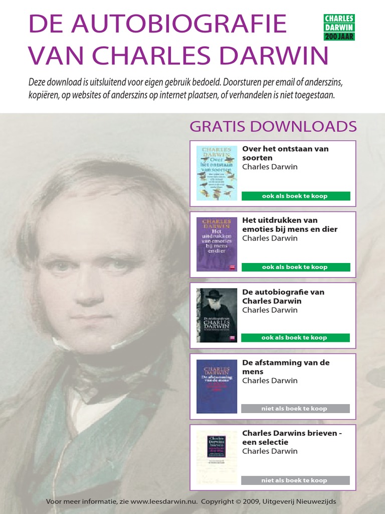 Autobiografie DARWIN PDF | PDF