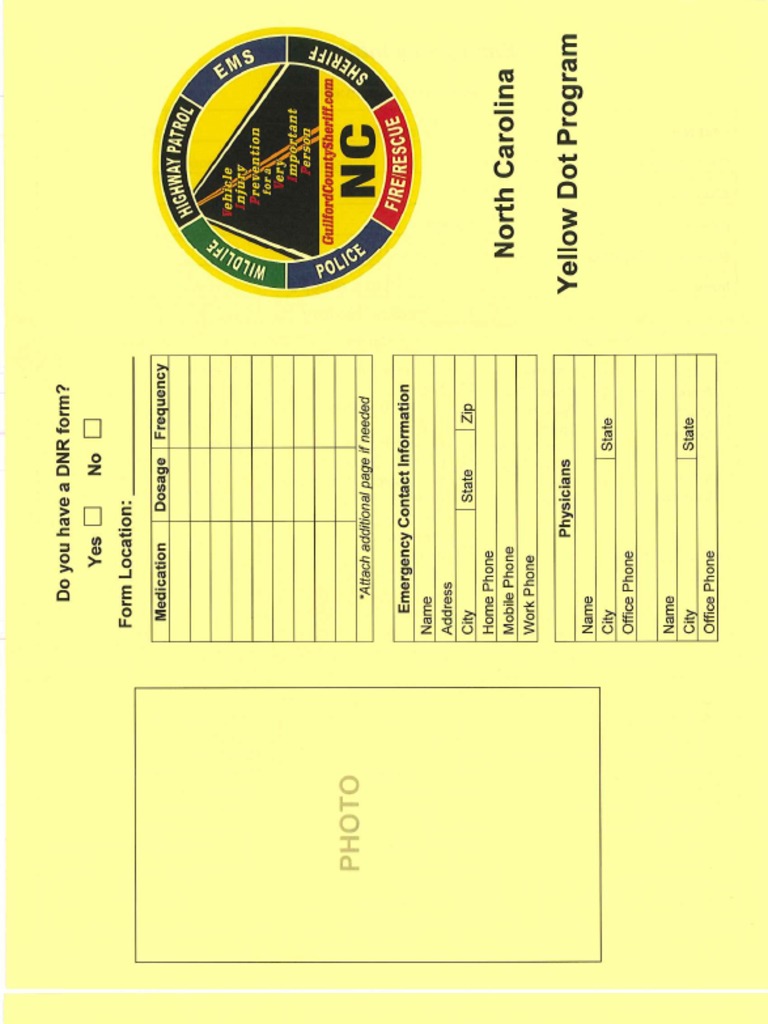 Yellow Dot Form | PDF