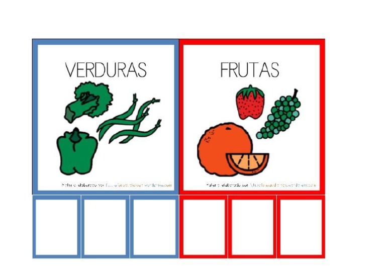 Categorizacion Frutas y Verduras