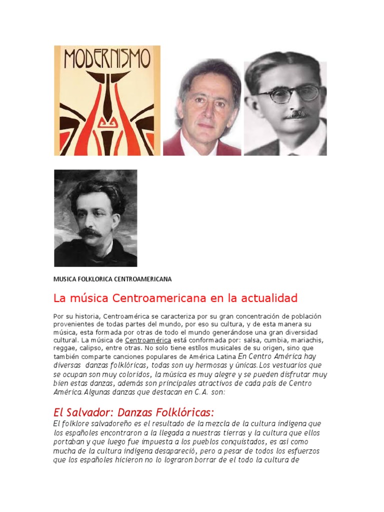 Danzas y Folklore en Centroamérica | PDF | Centroamérica | Folklore