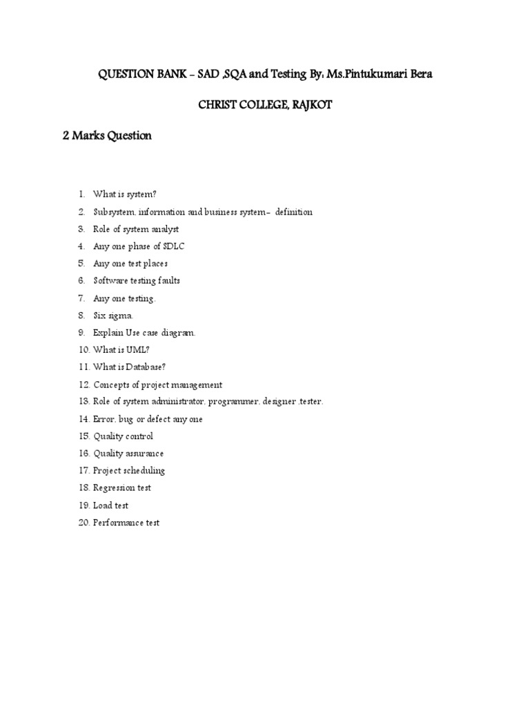 Updated QB Question 2013 - 14 | PDF