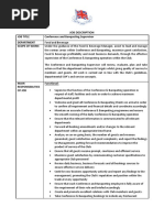 Commis III Chef Duties Guide | PDF | Chef | Grilling