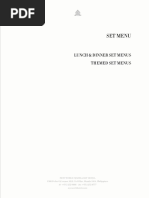 Western Set Menus | PDF
