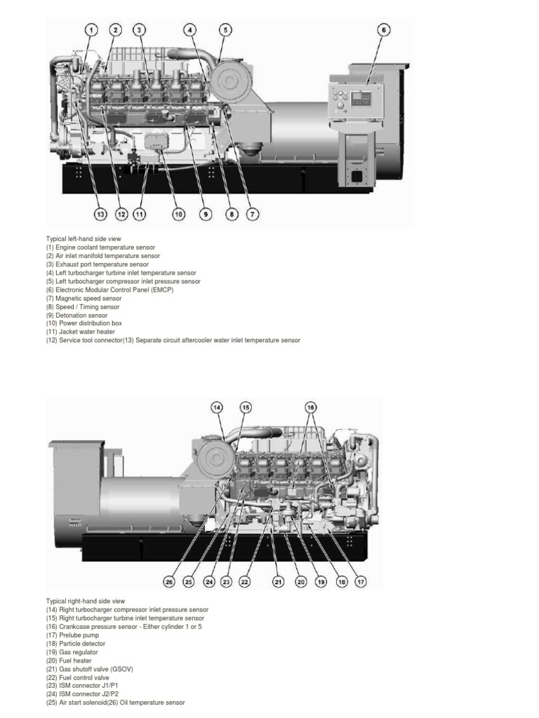 Cat 3512 Sensor Position | PDF | Turbocharger | Engine Technology