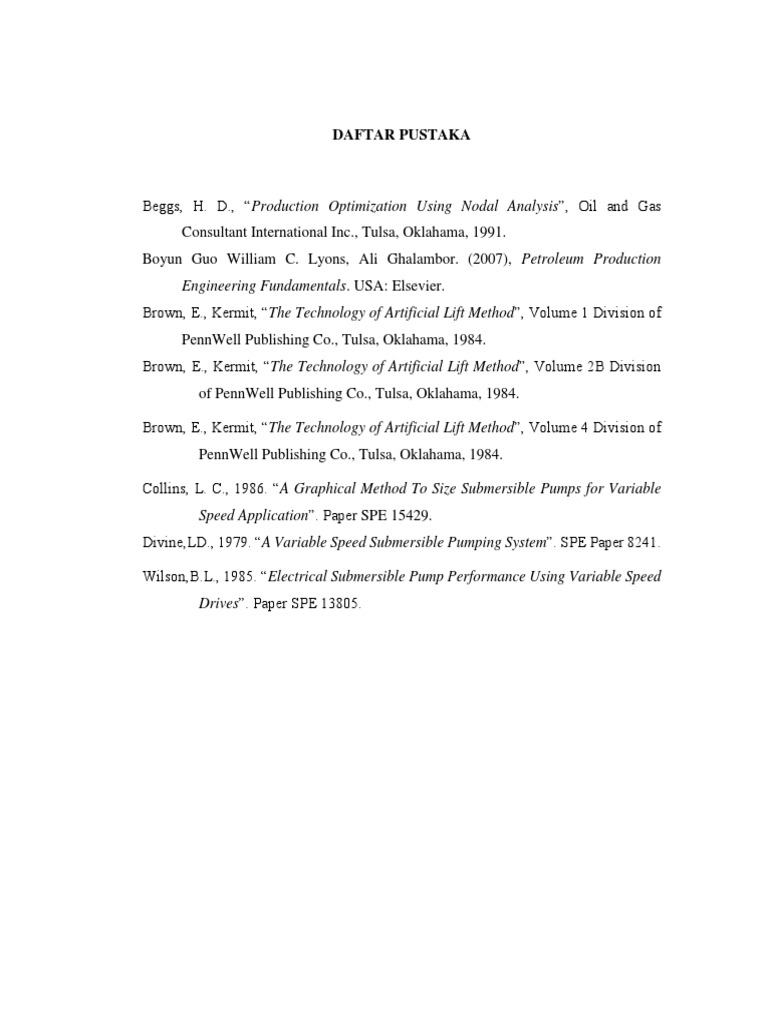 Engineering Fundamentals. USA: Elsevier.: Daftar Pustaka | PDF