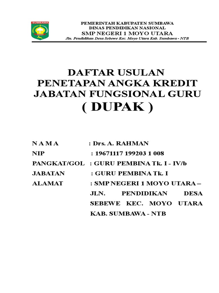 Cover Dupak | PDF