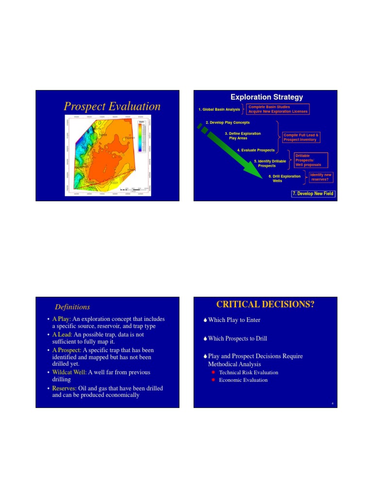 Oil and Gas Prospect Evaluation Guide | PDF | Petroleum Reservoir ...