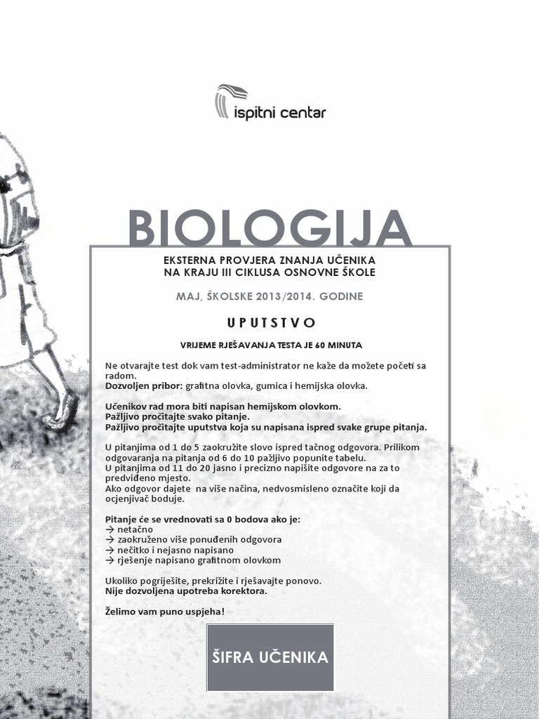 Biologija 9 2014 | PDF