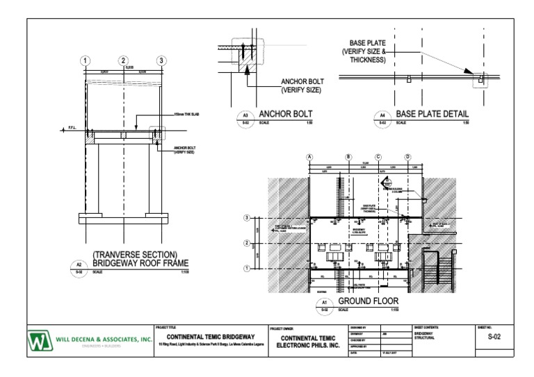 Anchor Bolt & Base Plate | PDF | Architectural Design | Architecture