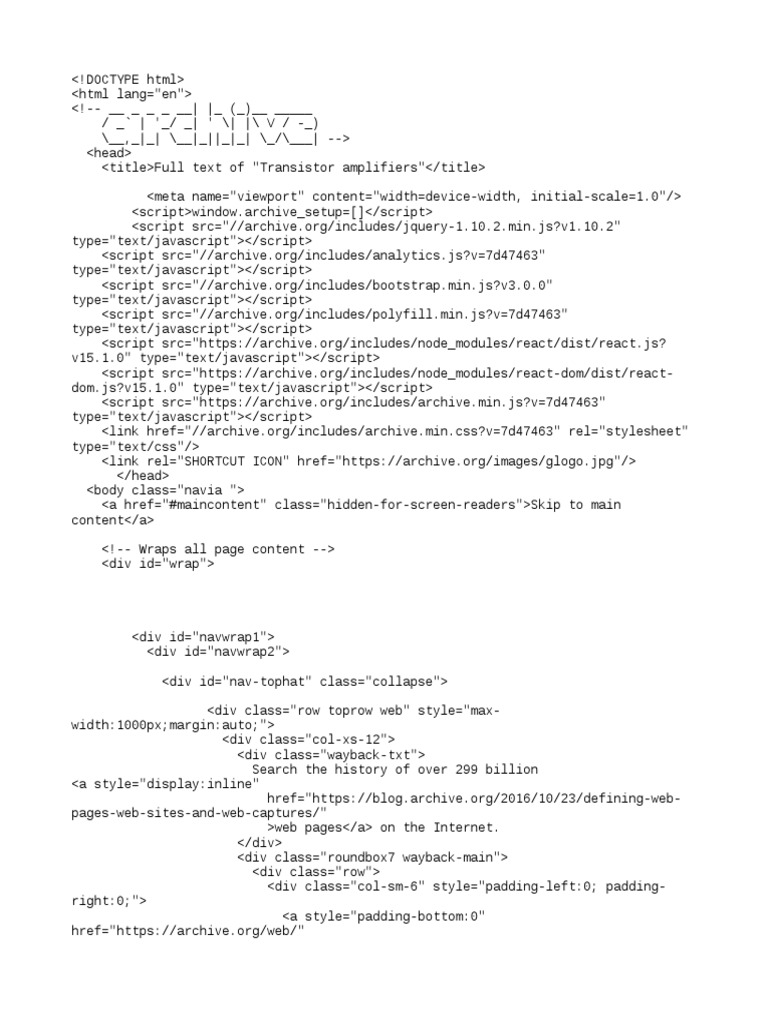 Transistor Manual | PDF | Amplifier | Electricity