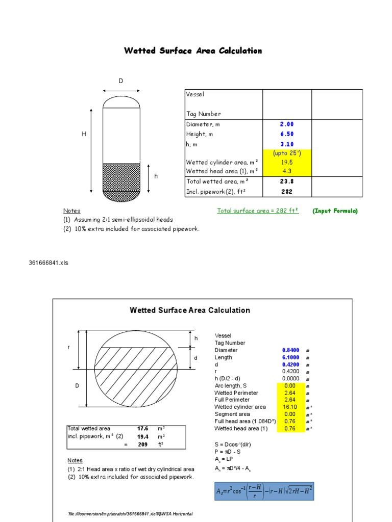 PSV | PDF | Area | Pressure
