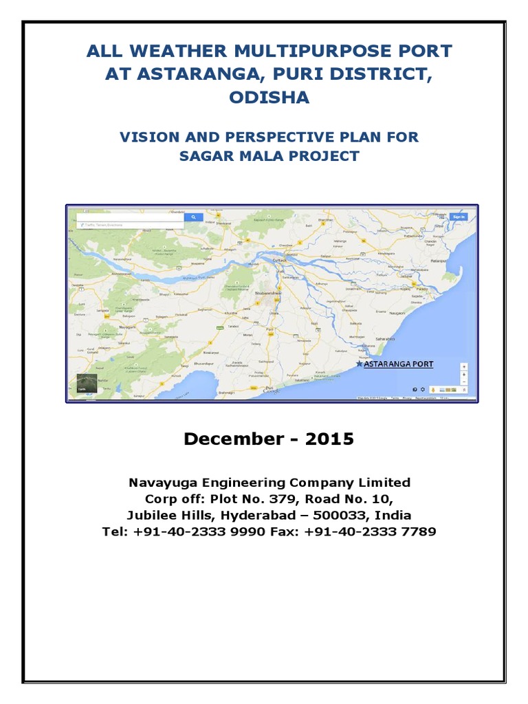 Sagar Mala Vision and Perspective Plan - Astaranga Final PDF | PDF ...