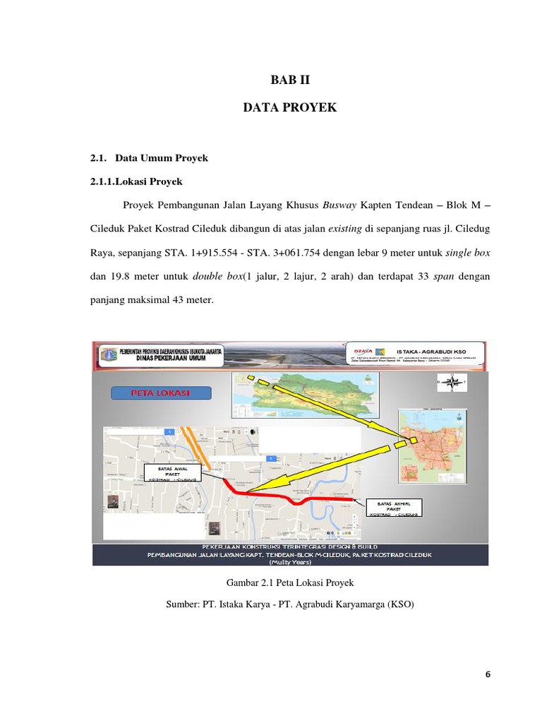 Bab II Data Proyek Anton | PDF