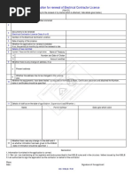 C Licence Renewal Particulars | PDF