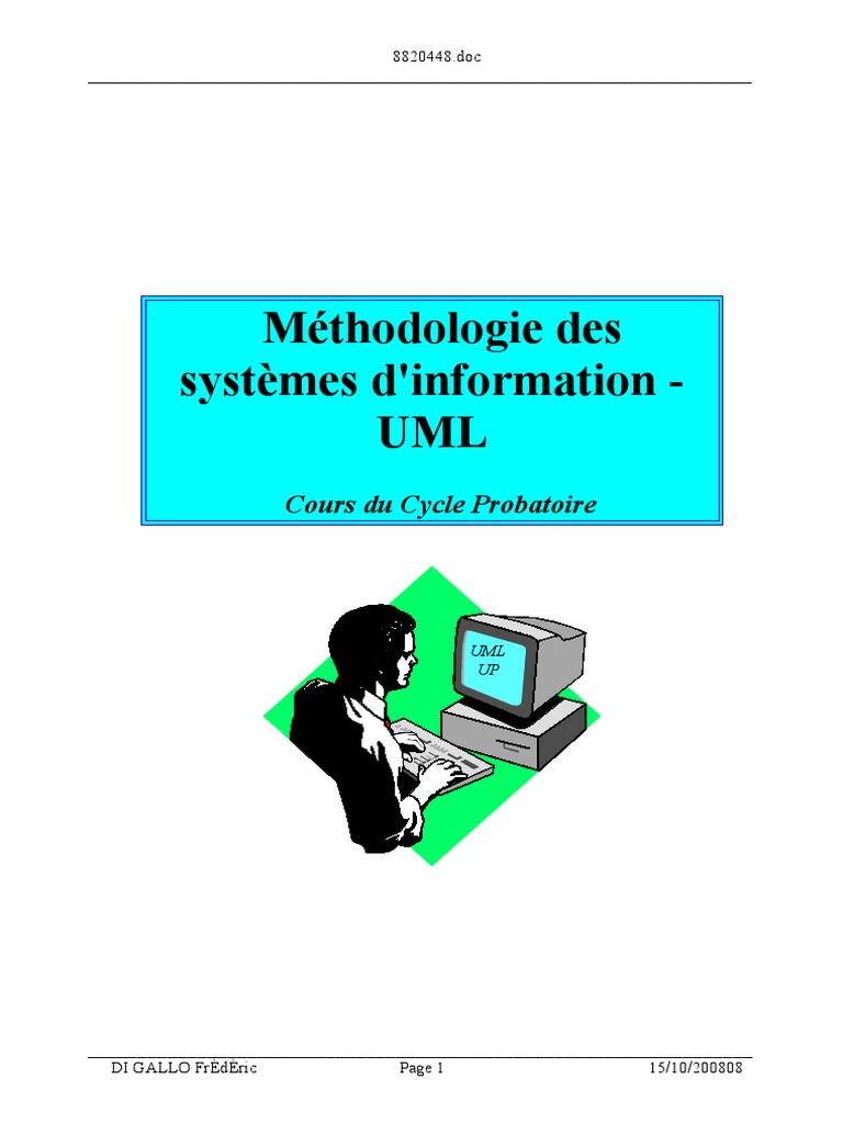 Methodologie UML Cours Du Cycle B Du Cnam | PDF | Architecture du ...