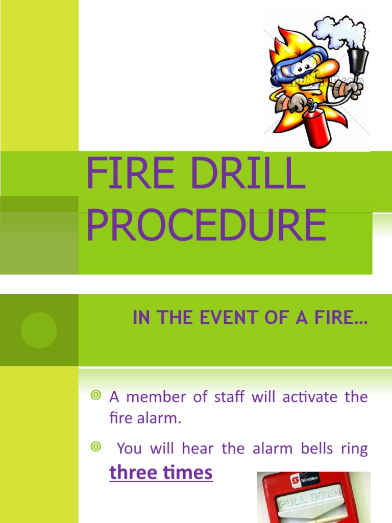 Fire Drill Procedure | PDF
