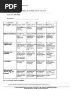 RUBRIC Math Problem Solving | PDF | Reason | Teaching Mathematics
