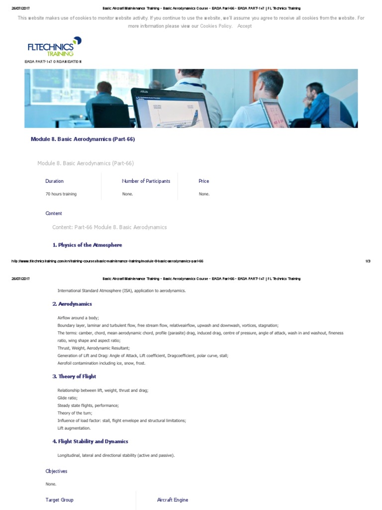 Basic Aircraft Maintenance Training - Basic Aerodynamics Course - EASA ...