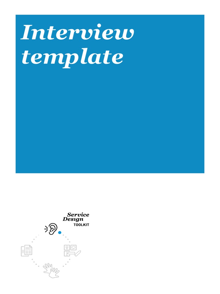 InterviewTemplate - EN | PDF | Question | Target Audience