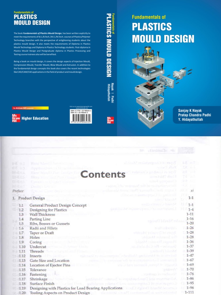 Plastics Mould Design Text Book Contents PDF | PDF