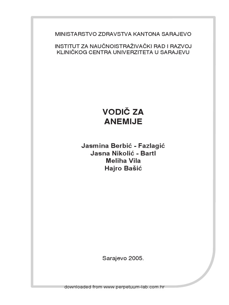 Vodic Anemije PDF | PDF