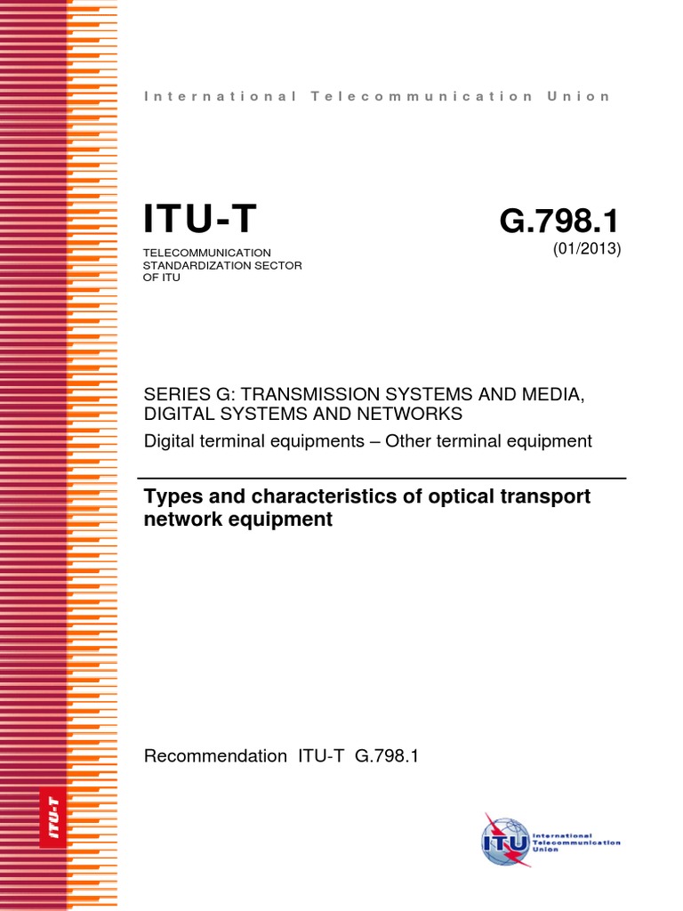 Types and Characteristics of Optical Transport Network Equipment | PDF ...