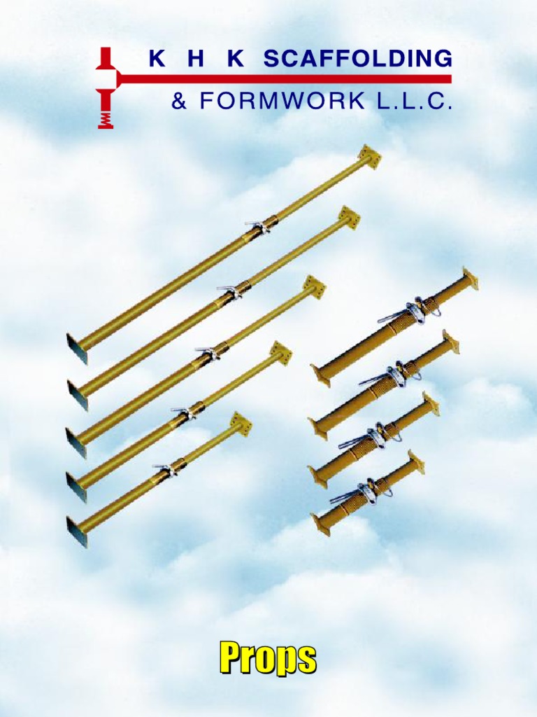 Props PDF | PDF | Scaffolding | Manufactured Goods