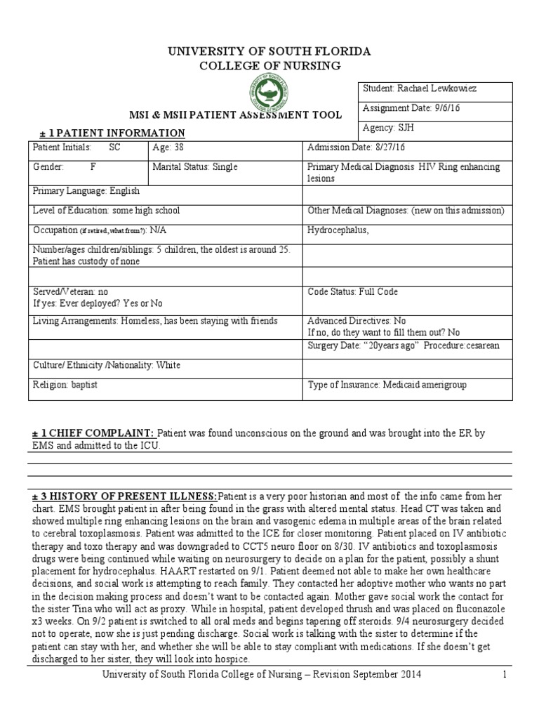 ms1 Pat | PDF | Rtt | Medical Specialties