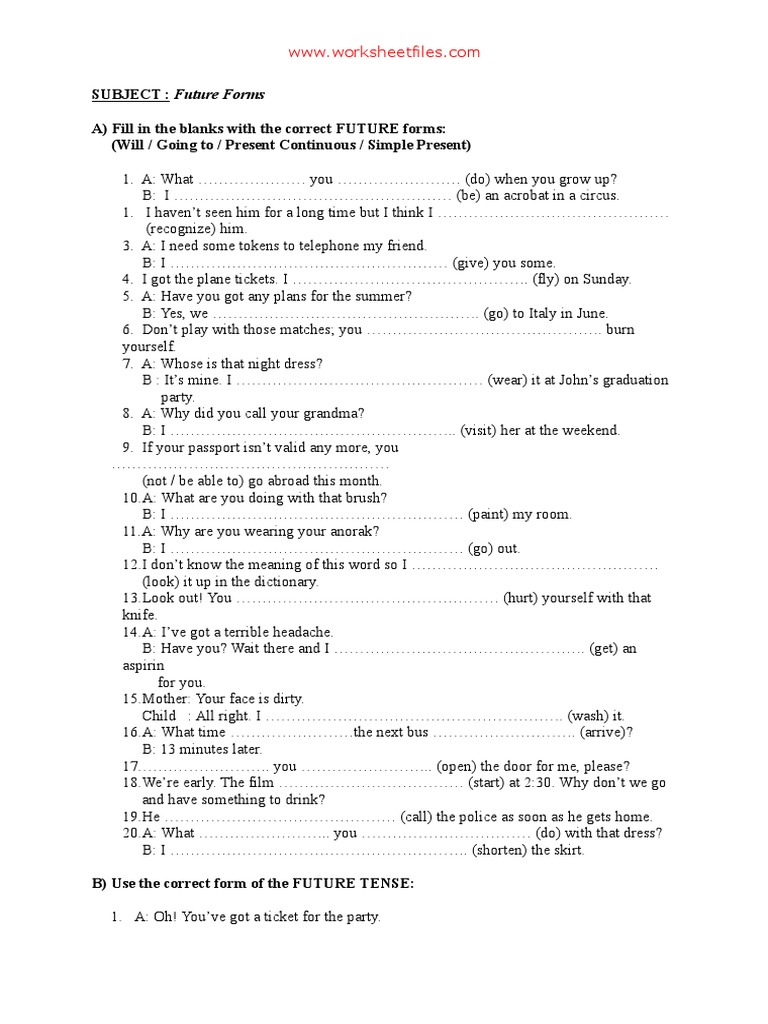 Future Forms | PDF | Leisure