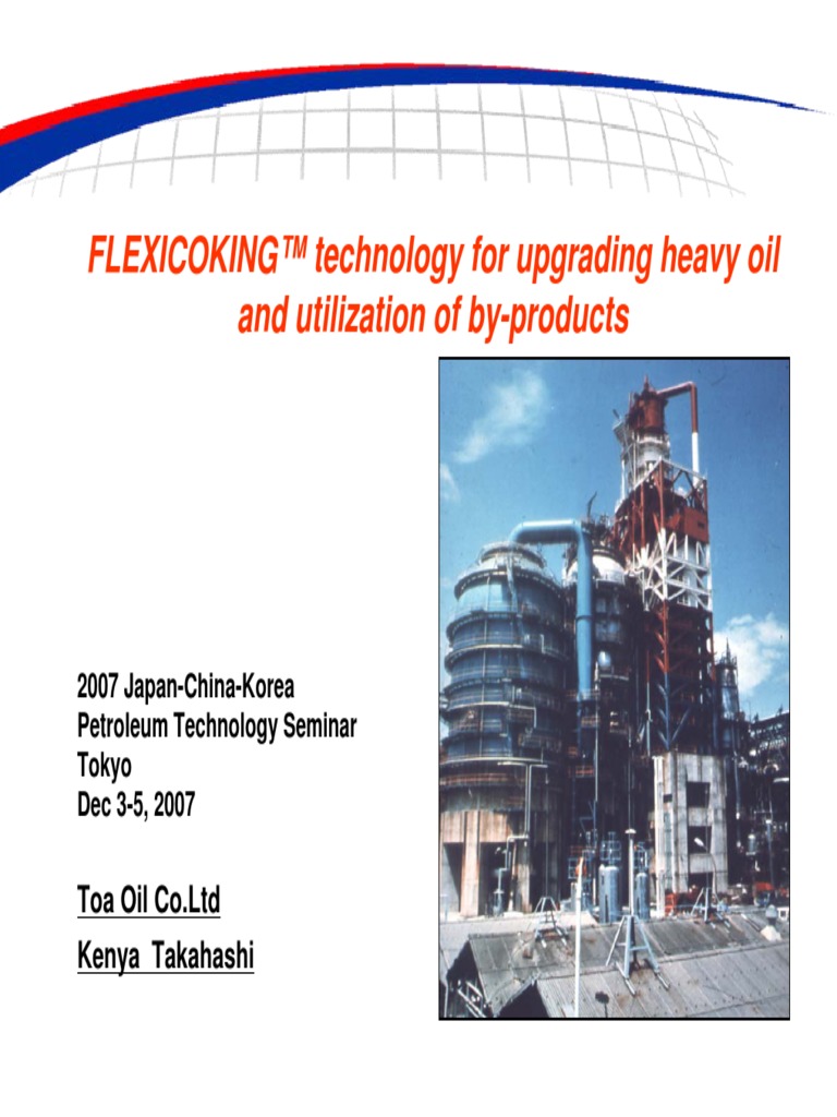 FLEXICOKING Japan PDF | PDF | Oil Refinery | Gasification