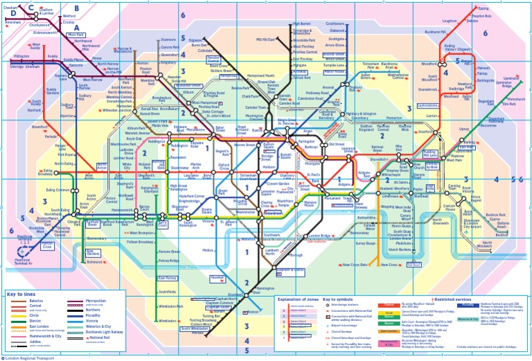 Silverlink Metro: Key To Lines | PDF