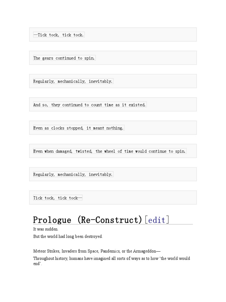 Clockwork Planet 1 | PDF | Apocalyptic And Post Apocalyptic Fiction | Earth