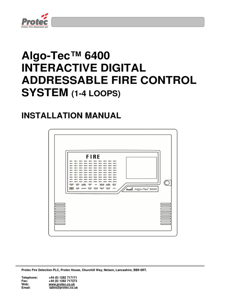 6400 Installation Manual With PIDS PDF | PDF | Programmable Logic ...