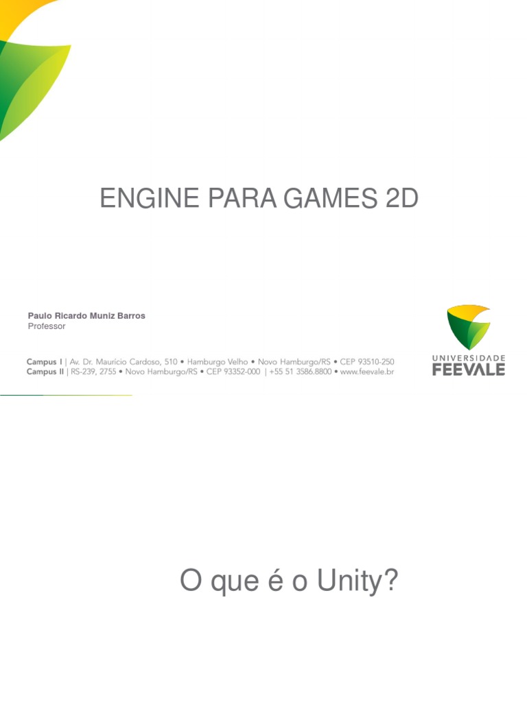 Introducao C# Unity | PDF | C Sharp (linguagem de programação) | Unity
